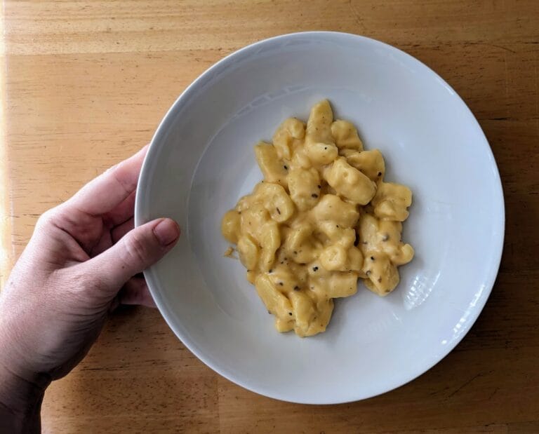 Aldi Cheese Truffle Knöpfli Review • Snarkle-Sauce on Wry