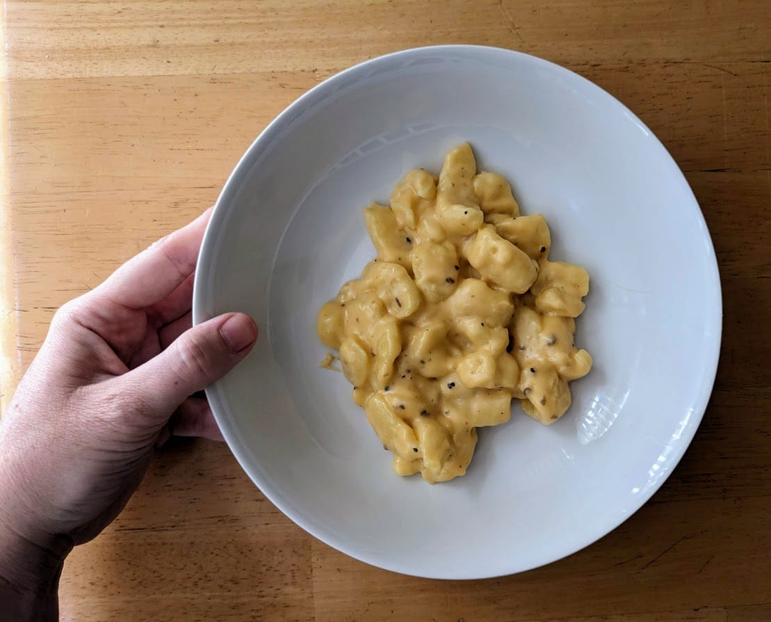 Aldi Cheese Truffle Knöpfli Review • Snarkle-Sauce on Wry