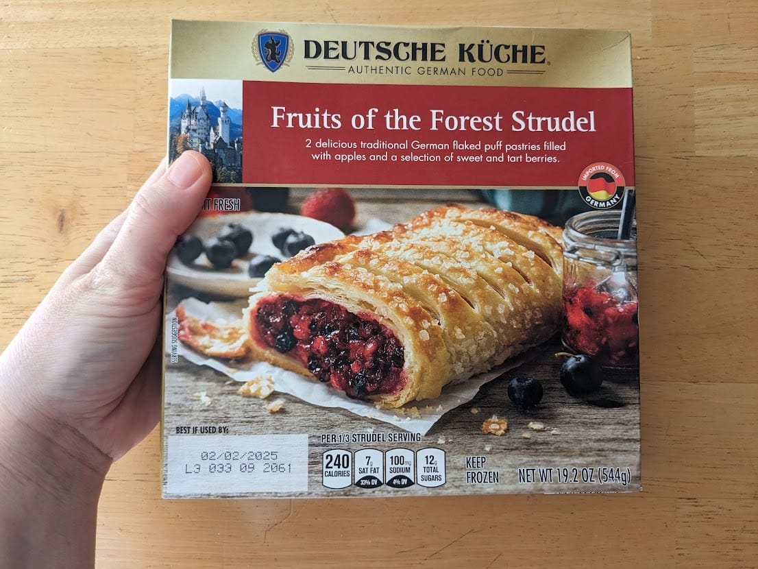 Aldi Fruits of the Forest Strudel Review • Snarkle-Sauce on Wry