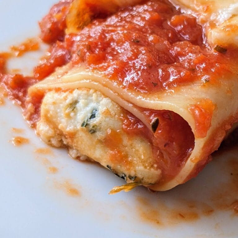 Aldi Spinach & Cheese Manicotti (Priano) Review • Snarkle-Sauce on Wry