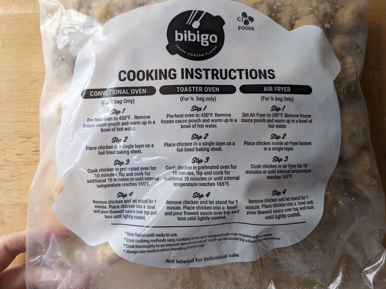 Bibigo Korean Sweet & Spicy Crunchy Chicken Review • Snarkle-Sauce on Wry