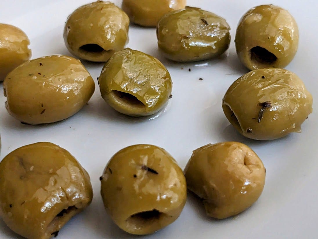 Mario Snack Olives Review • Snarkle-Sauce on Wry