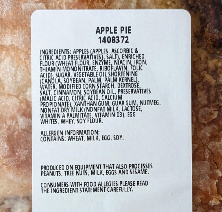 Costco Apple Pie (Kirkland) Review • Snarkle-Sauce on Wry