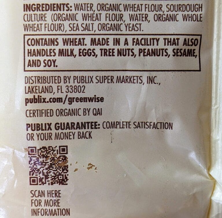 Publix Sourdough Bread Greenwise Organic • Snarkle-Sauce on Wry