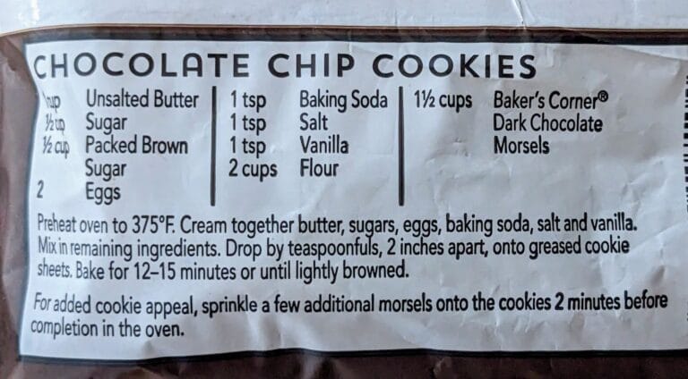 Aldi Chocolate Chips Review • Snarkle-Sauce on Wry