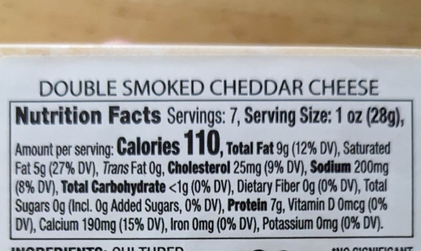 Aldi Double Smoked Cheddar Cheese • Snarkle-Sauce on Wry