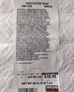Costco Maple Butter Crunch Bar Cake Review • Snarkle-Sauce on Wry