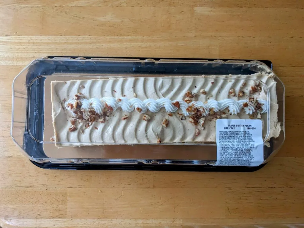 Costco Maple Butter Crunch Bar Cake Review • Snarkle-Sauce on Wry