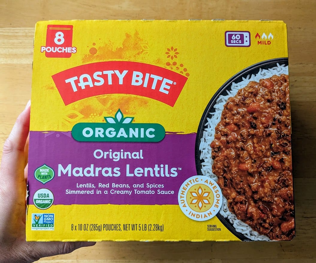 Tasty Bite Indian Madras Lentils Review • Snarkle-Sauce on Wry